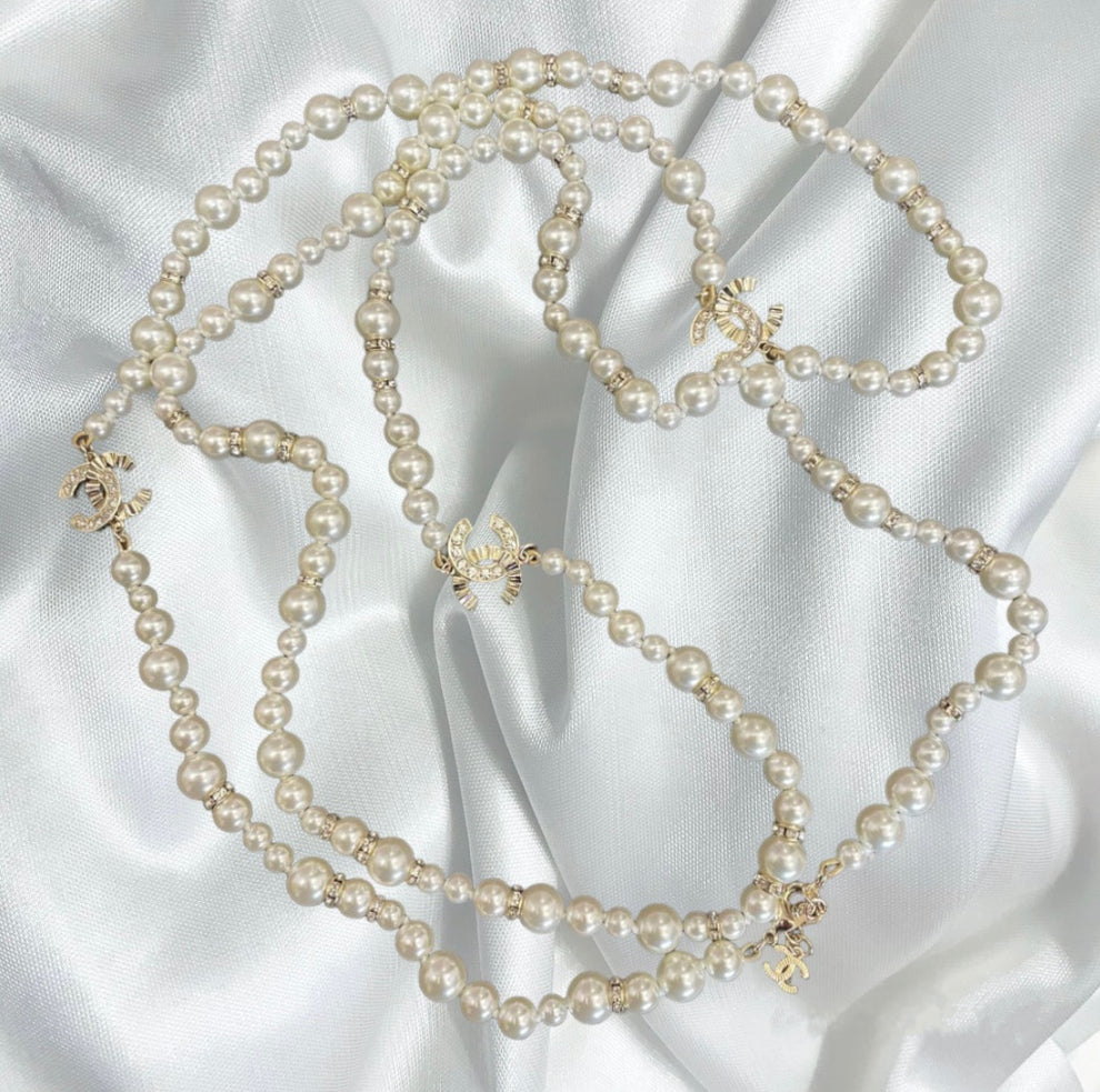 Coco pearls - Classic Long Pearls Necklace – Micha